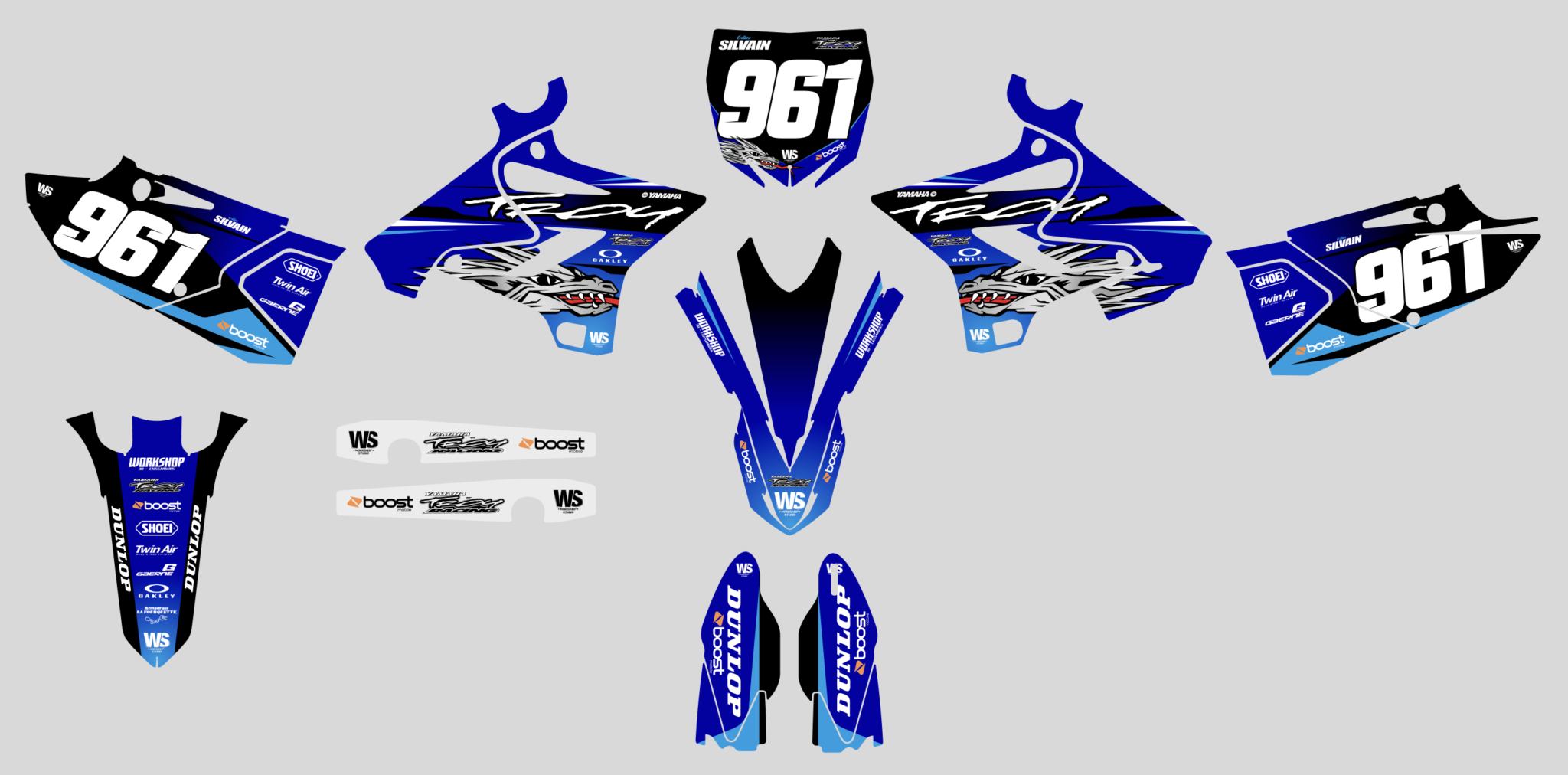 KIT DÉCO YAMAHA OF TROY - Motocross - Workshop Studio